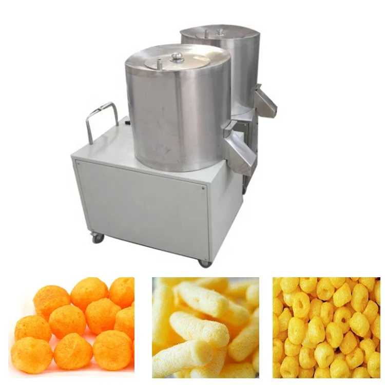 Puffing Corn Flour Snacks 2022 Fully Automatic Snack Food Extruder ...