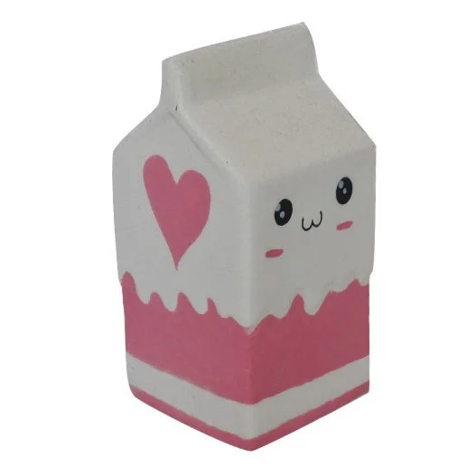 Slow Rising Cute Milk Box Stress Ball Foam Squeeze Toy - Buy Slow ...