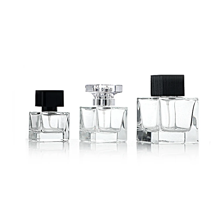 Luxury High Quality Cube 30ml 50ml 100ml Perfume Bottle With Square ...