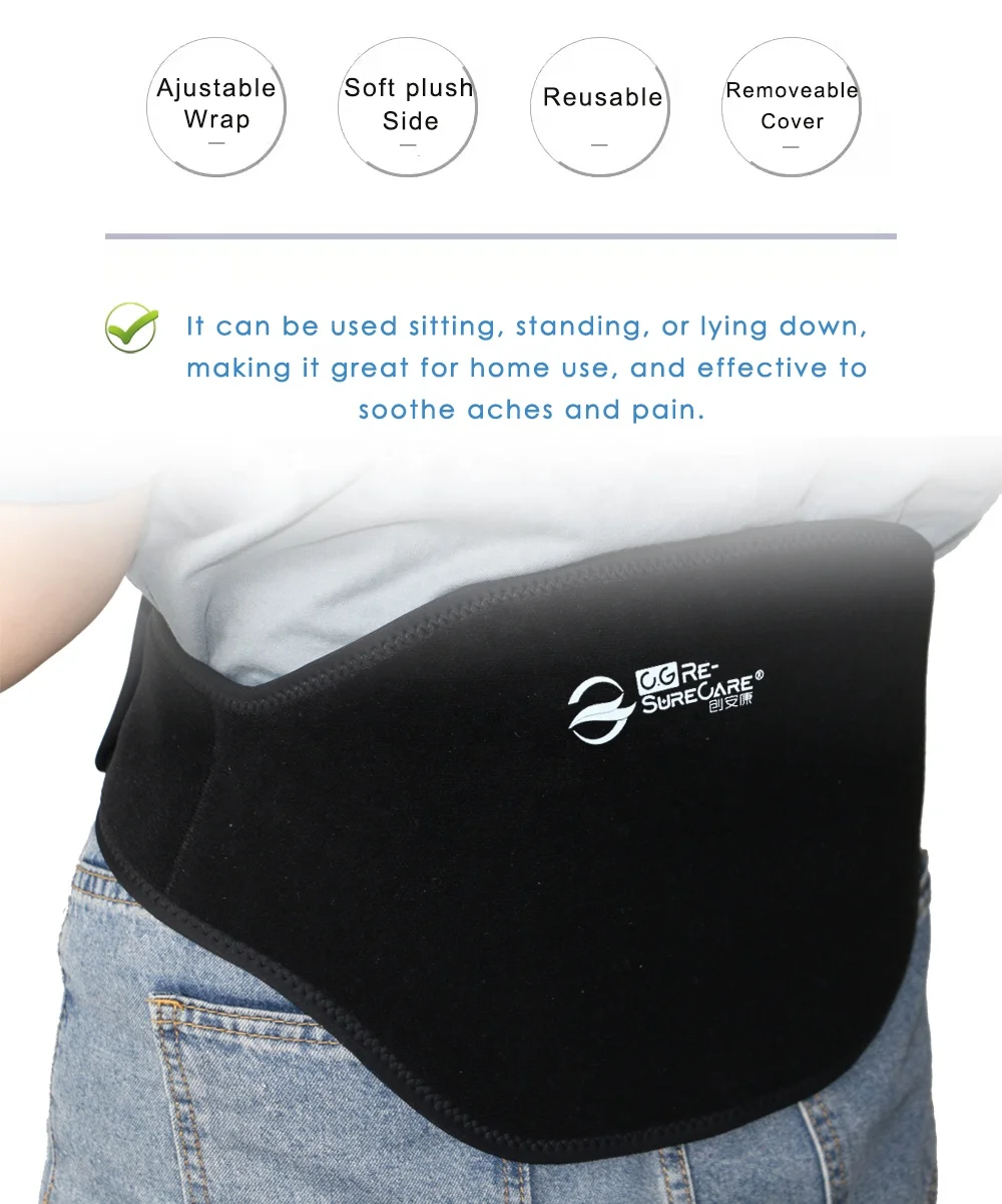 Hot Cold Ice Packs Wrap Around Back Ice Packs Wrap For Lower Back - Buy ...