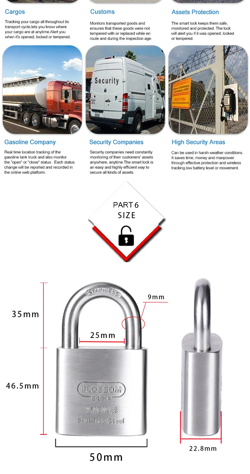 Telecom Base Station Logistic Padlock - Standalone Locks