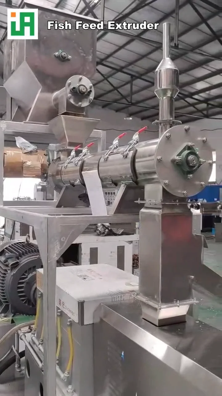 Puffed Seabass Fish Fodder Floating Aquatic Feed Pellets Production ...