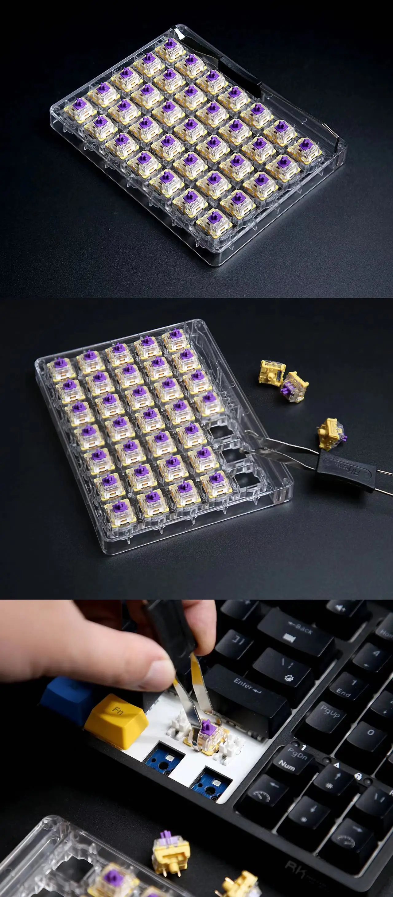 Royal Kludge Rk Wireless Gaming Mechanical Keyboard Switches 104 Key ...