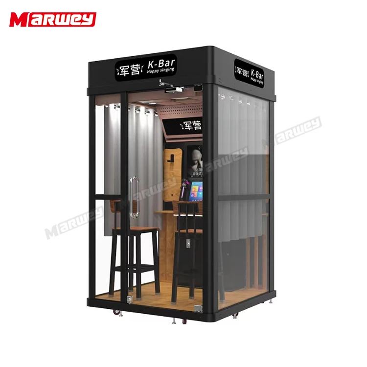Mall Indoor Electronic Jukebox Karaoke Singing Room Coin Operated Ktv ...