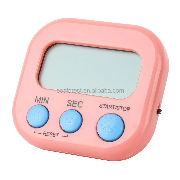 Large LCD Clock Countdown Timer Loud Alarm Cooking Baking Digital Magnetic Kitchen Timer ...