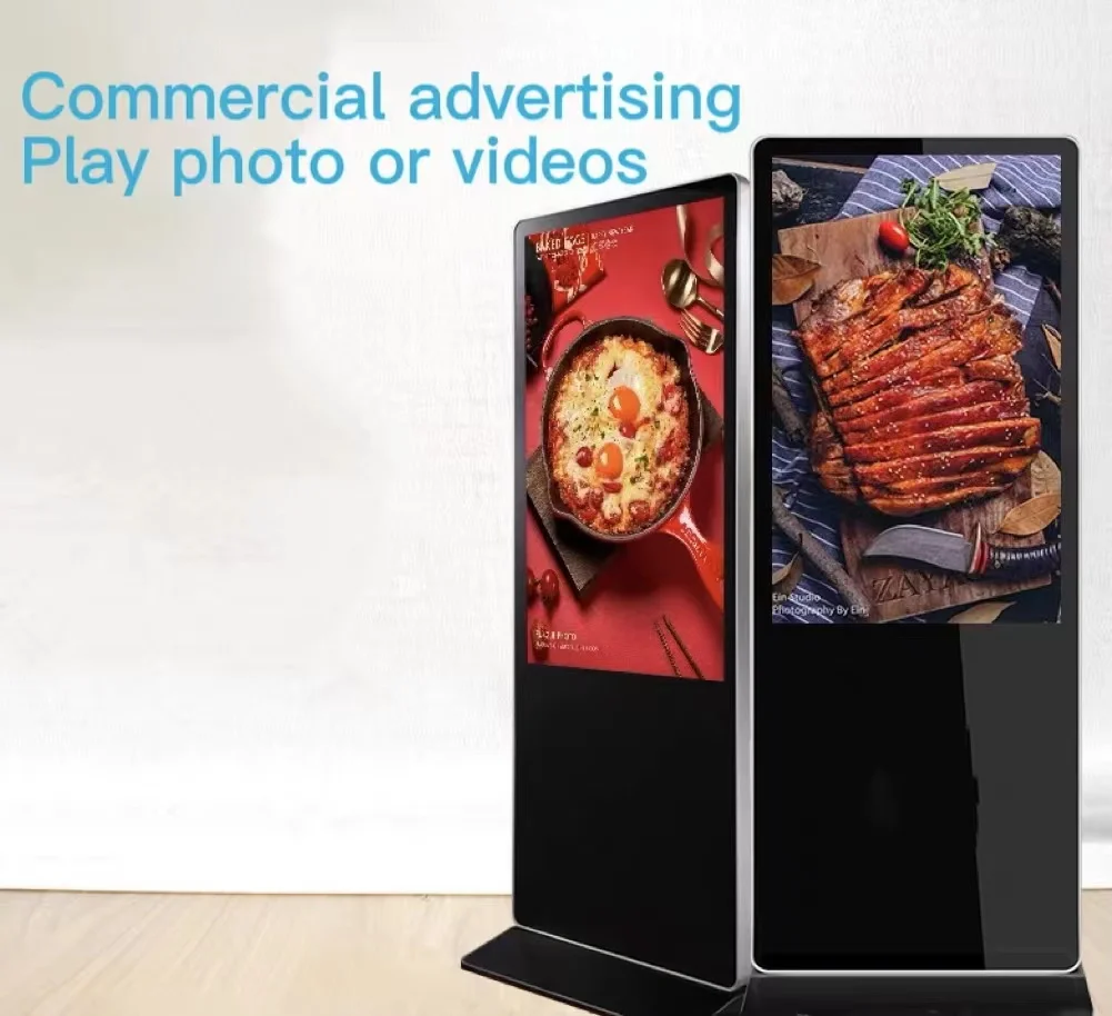 Touch Interactive Vertical 2k 4k Advertising Lcd Media Player 43'' 49 ...