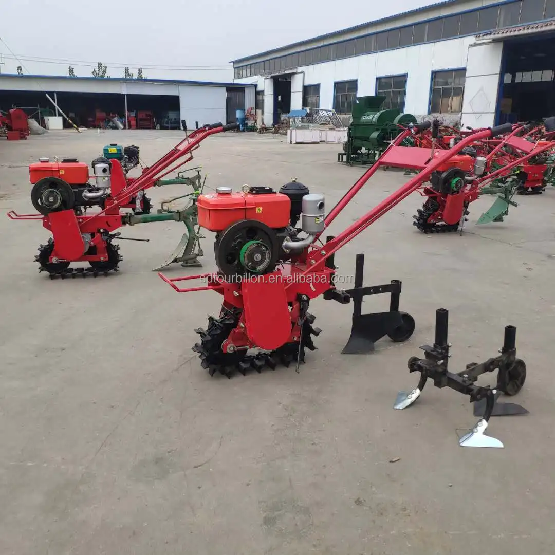 Gasoline Diesel Mini Plough Machine Small Agriculture Machinery With ...