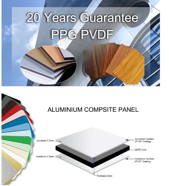 Metal Board Integrated Wall Panel Easy To Install Alucobond Aluminum ...