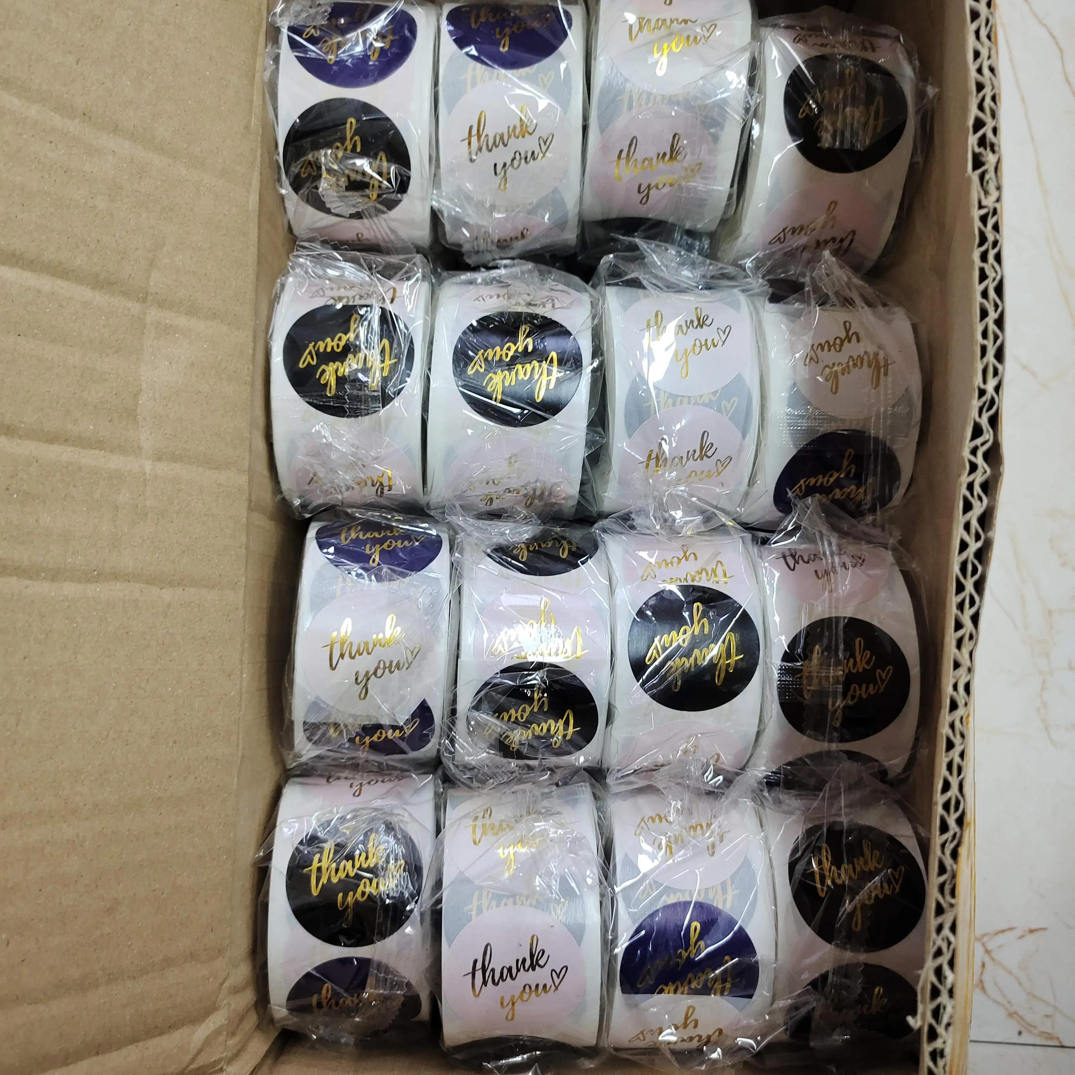 Custom Logo Sticker Labels for Cosmetic Packaging