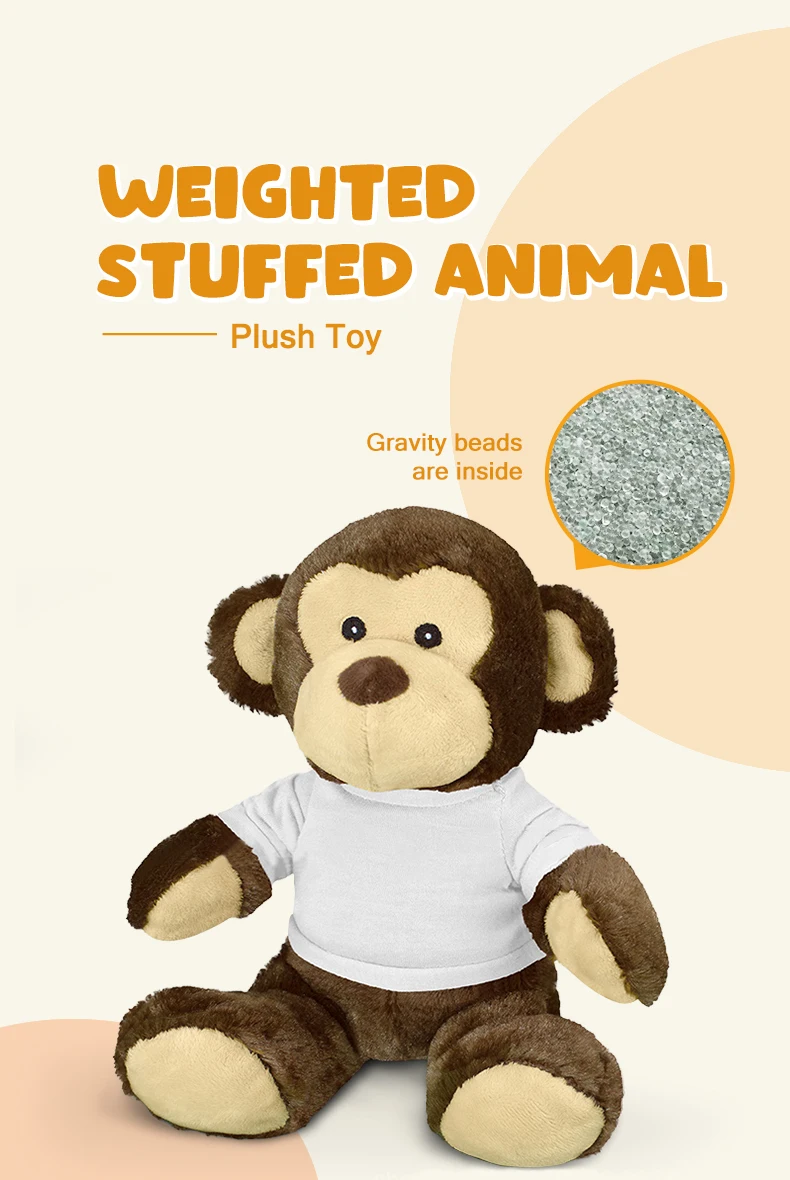 Creative Stuffed Animal Design Weighted Toy Plushies OEM 4lbs Weighted ...