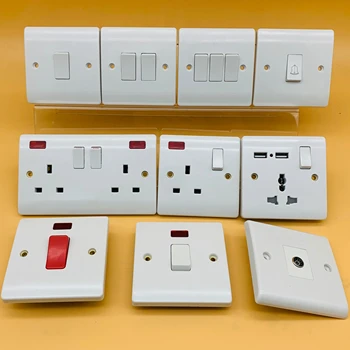 Manufacturer Kenya African Universal 2 Gang 1 Way Small Button Bakelite ...