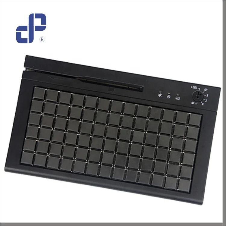 Compact 78-Keys LIF Fully Programmable POS Keyboard with Magnetic ...