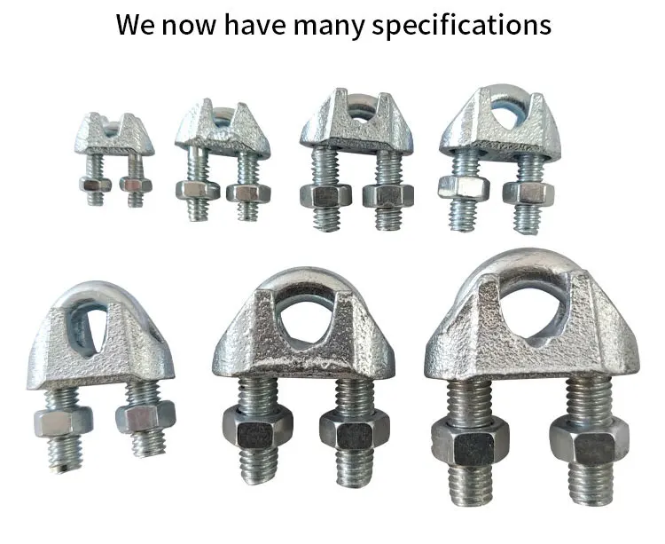 Hardware Rigging B Type Wire Rope Clamp - Durable & Versatile