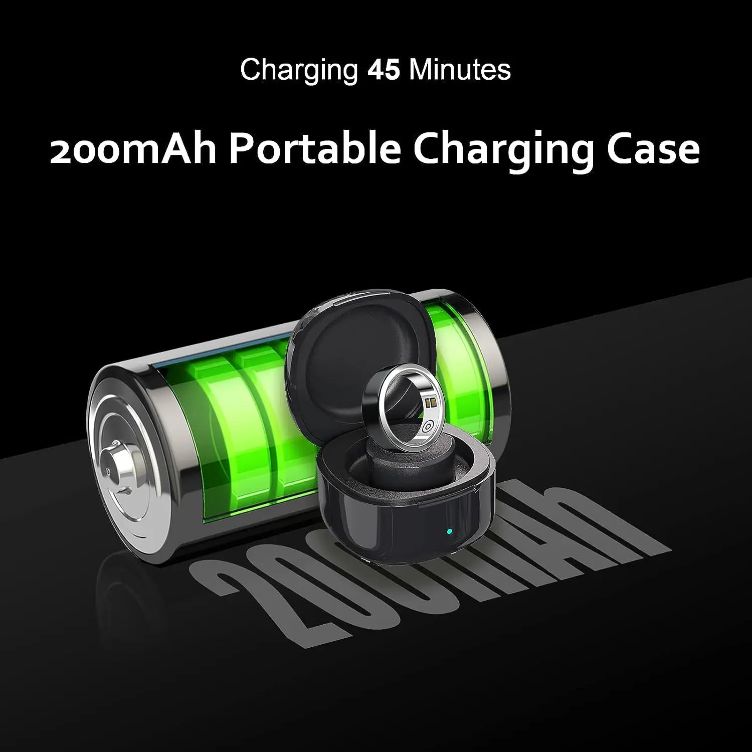 Smart Rings for Men Health Monitor Health Ring Blood Oxygen Heart Rate ...