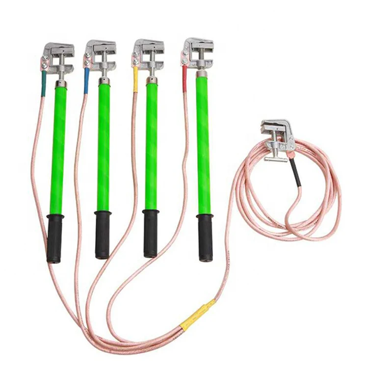 Overhead Distribution Temporary Earth Lead Kits HV Portable Earthing ...