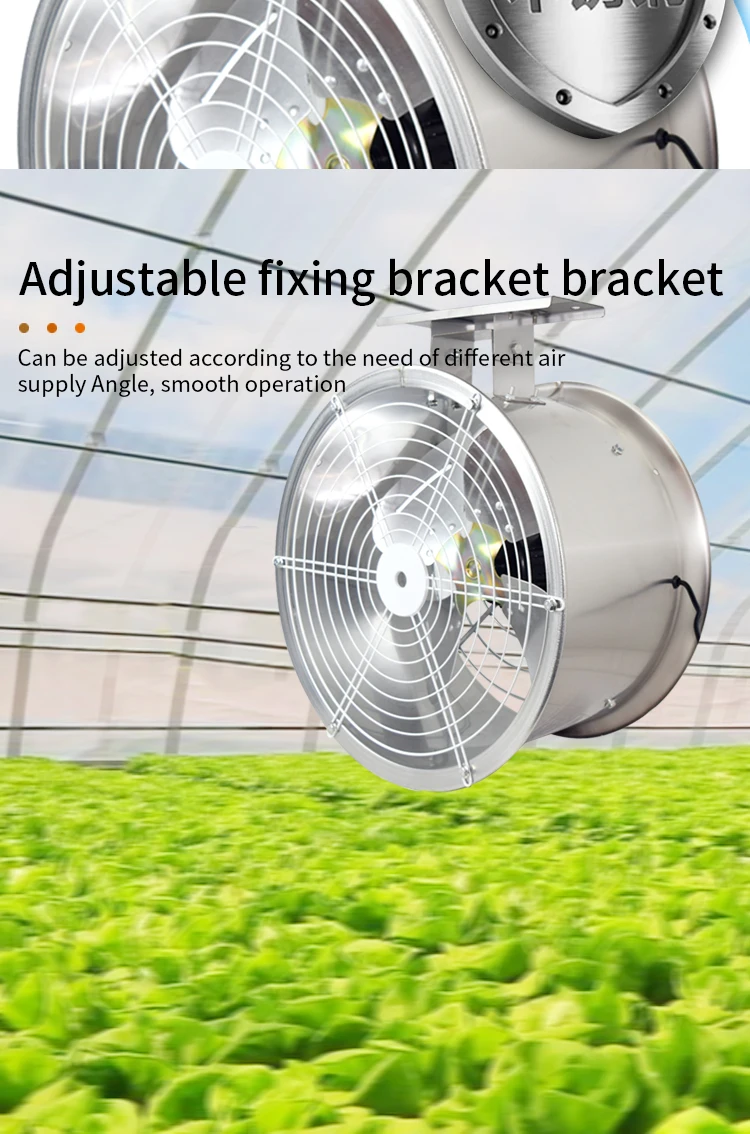 Agricultural Tunnel Greenhouse Air Circulation Fans - 220V/380V