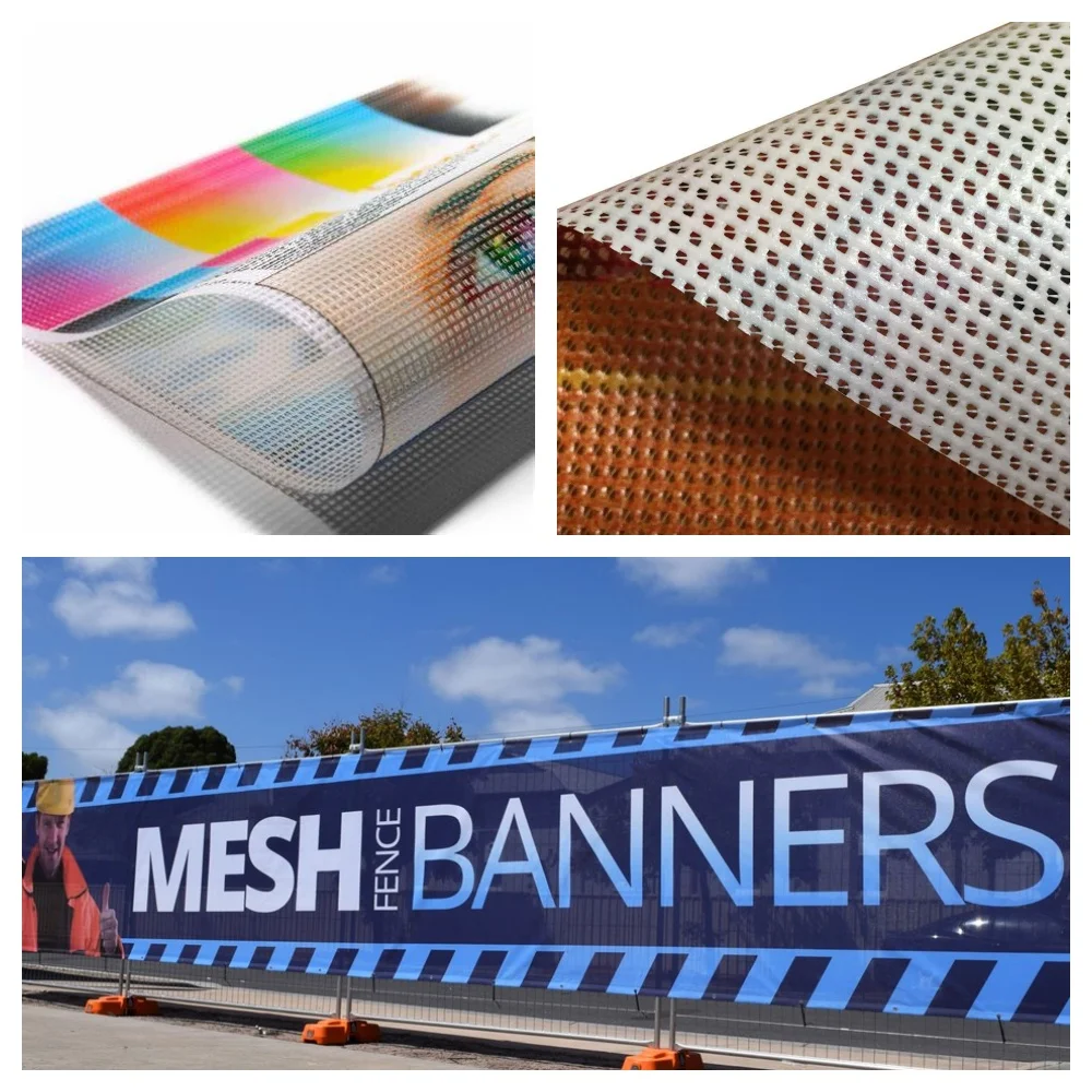 400gsm Premium Quality Block Out Pvc Coated Mesh Banner For Large ...