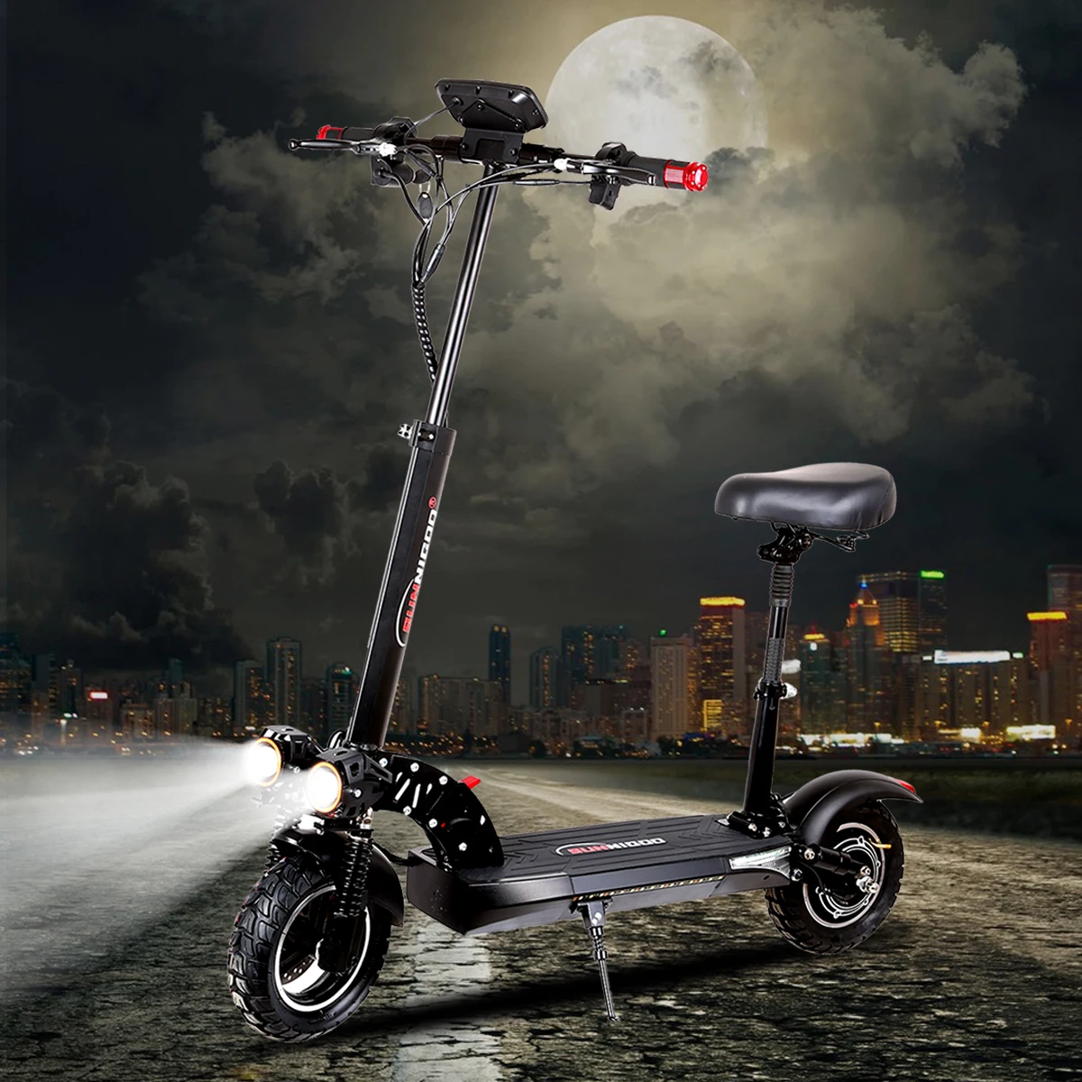 Hot Sale 800w Off Raod Fast Electric Scooter Powerful 10inch Tire ...
