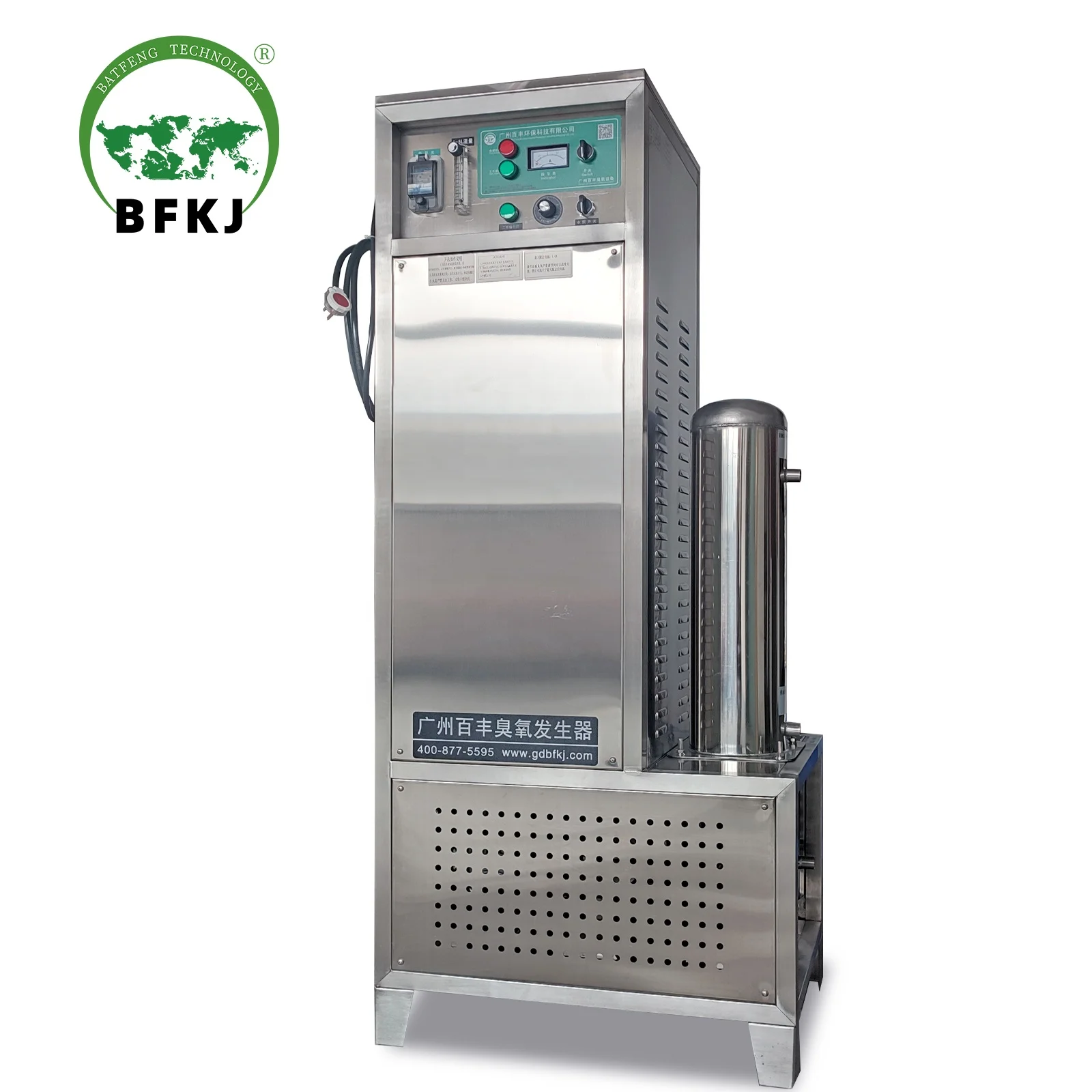 SJ Series Ozone Water Generator Oxygen Source With Water Cooling Ozone ...