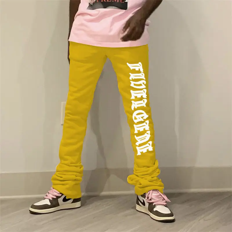 Custom Logo Graphic Staight Jogging Heavyweight Men Unisex Heavy Weight ...