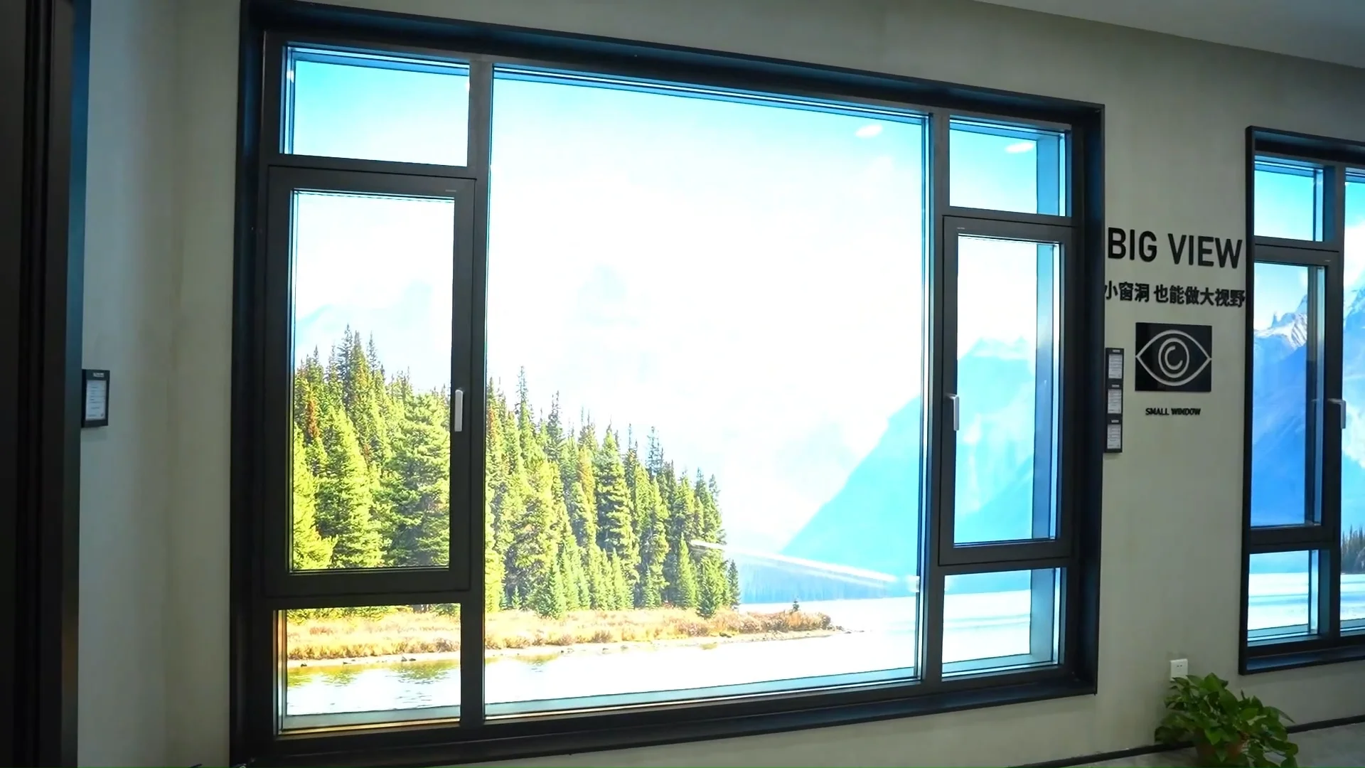 Alpes Rhine Thermal Break Glass Casement Window Aluminum Alloy Frame ...