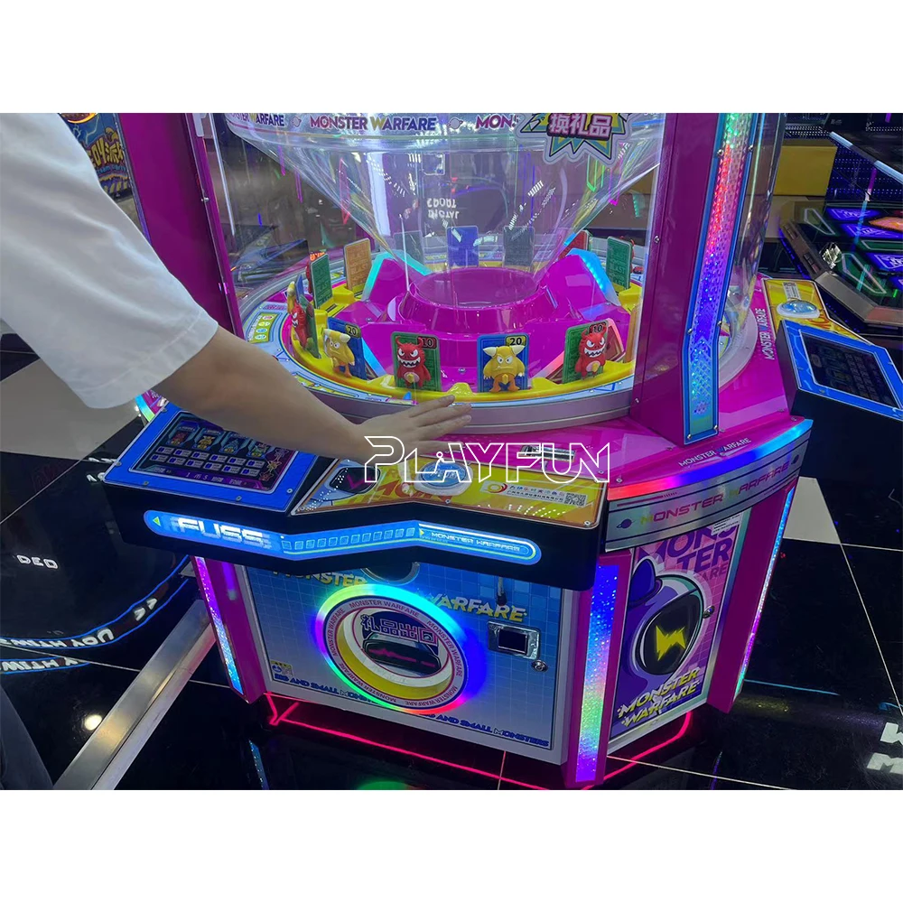 Playfun Hot Sales Kids Commercial Coin Operated Gaming Monster Warfare ...