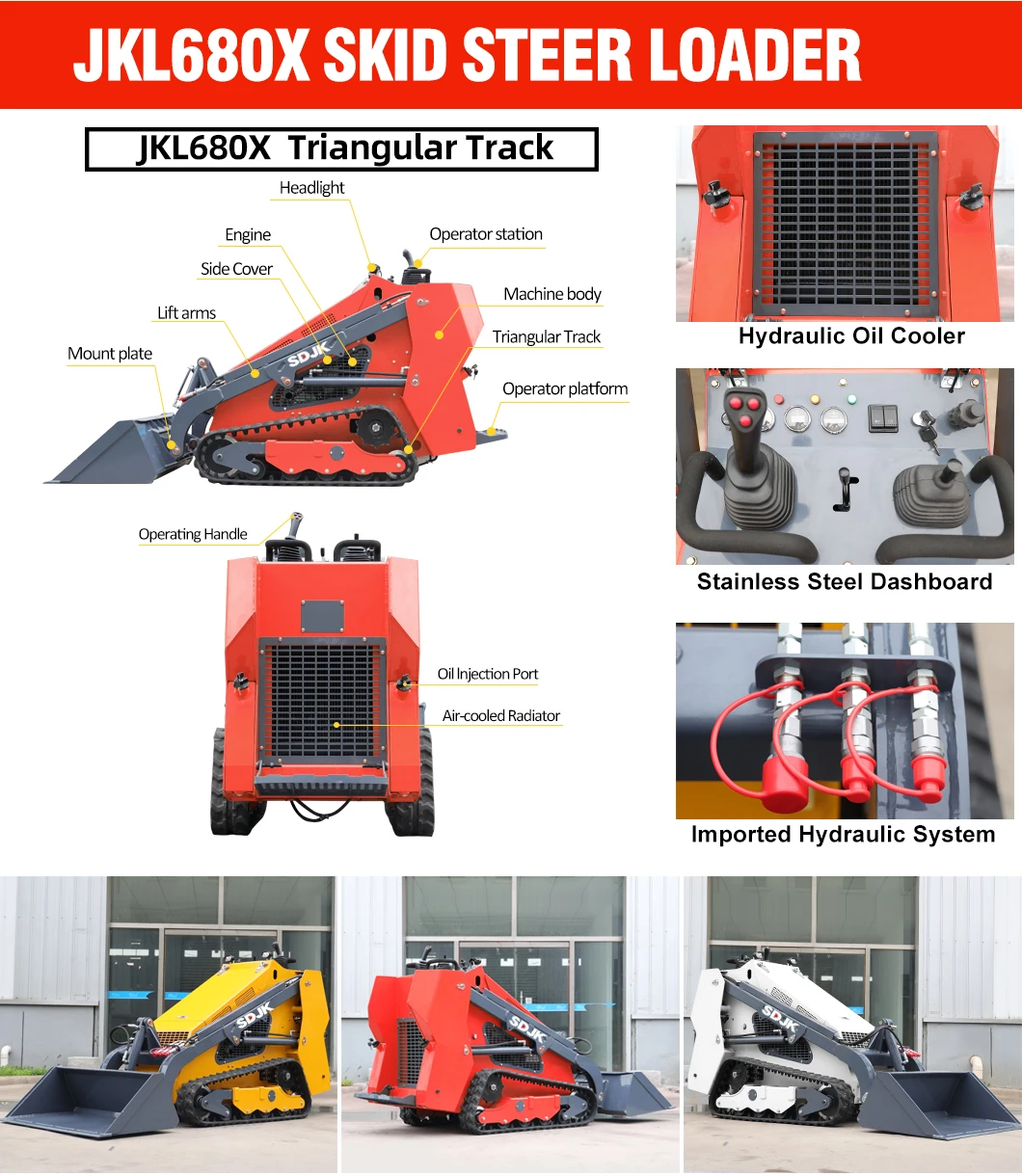 Cheap EPA Engine Wheel Loader - Efficient Mini Skid Steer