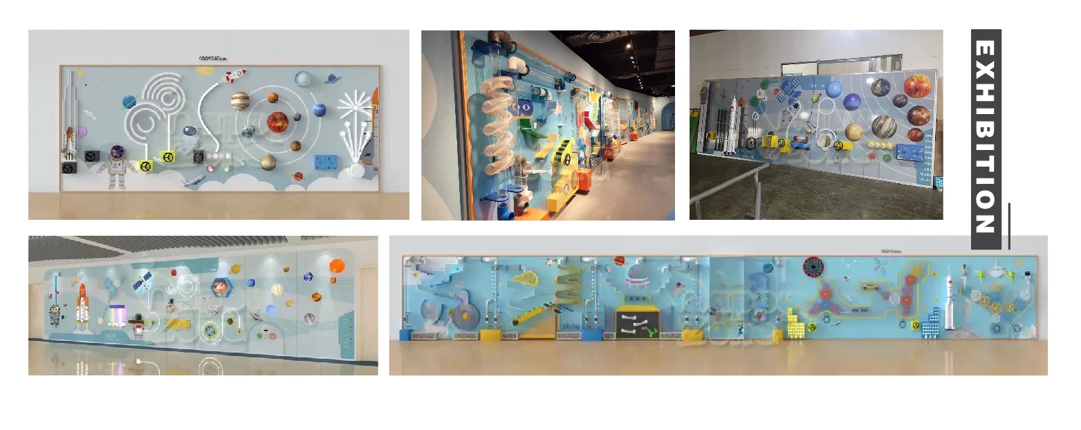 Interactive Wall Ball Panels - Educational Fun for Kids