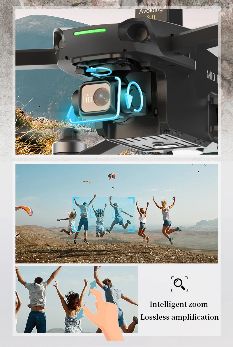 M10 Hd 4k Dual Camera Drone,Intelligent Lidar Obstacle Avoidance,Gps ...