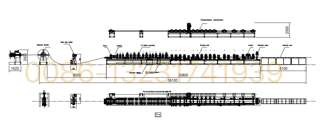 Steel Frame Purlin Machines C Purlin Machine Roll Forming C Frame Roll ...
