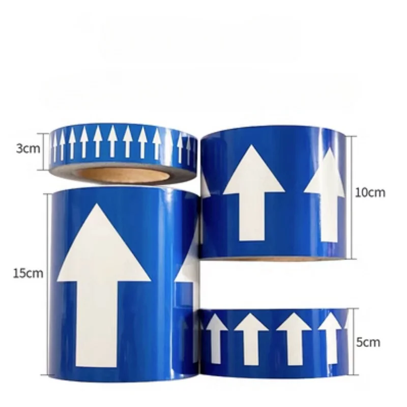 TIANJIUSHUN Pipe Arrow Marking Labels - Durable & Customizable