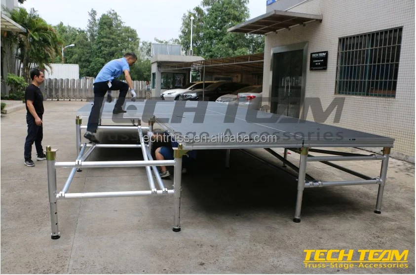 Outdoor Events Concert 4x8 Platform Aluminum Portable Stage For Sale ...