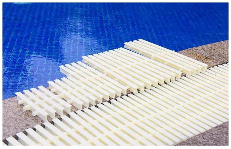 Swimming Pool Gutter Grating Overflow Slip-resistant Grilles Plastic ...