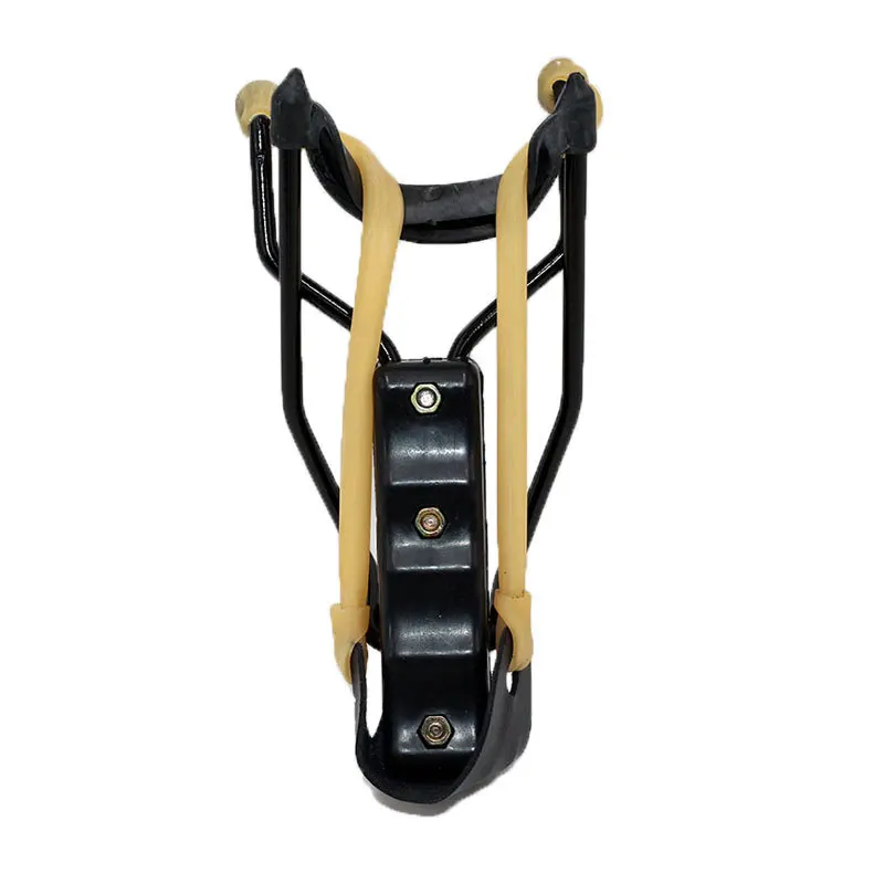 Outdoor Hunting Slingshot Single Band Folding Molded with Leather Pouch ...