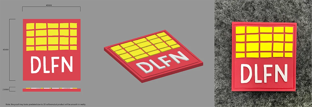 Oem 3d Flock Patch Flocking Label Plant Logo Silicone Patch - Buy ...