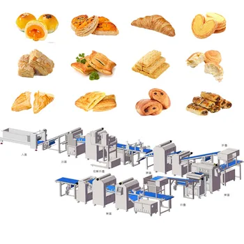Industrial Puff Pastry Lamination Line Commercial Pastry Production ...