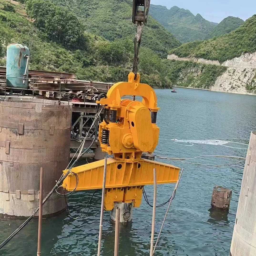 Sheet Pile Electric Mini Excavator Piling Hammer Vibro Hammer For Sheet ...