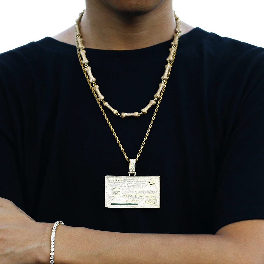 Custom Hip Hop Pendant - Solid 925 Sterling Silver