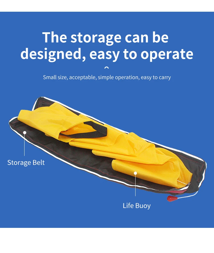 Portable Self Inflatable Life Vest Jacket Inflatable Life Belt Jacket ...