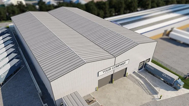 Industrial Shed Design Prefabricated Building Big Steel Structure ...