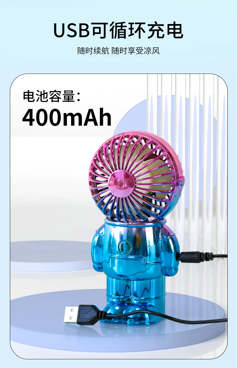 Hot Sale Creative Handheld Portable Usb Mini Cooling Astronaut Fan ...