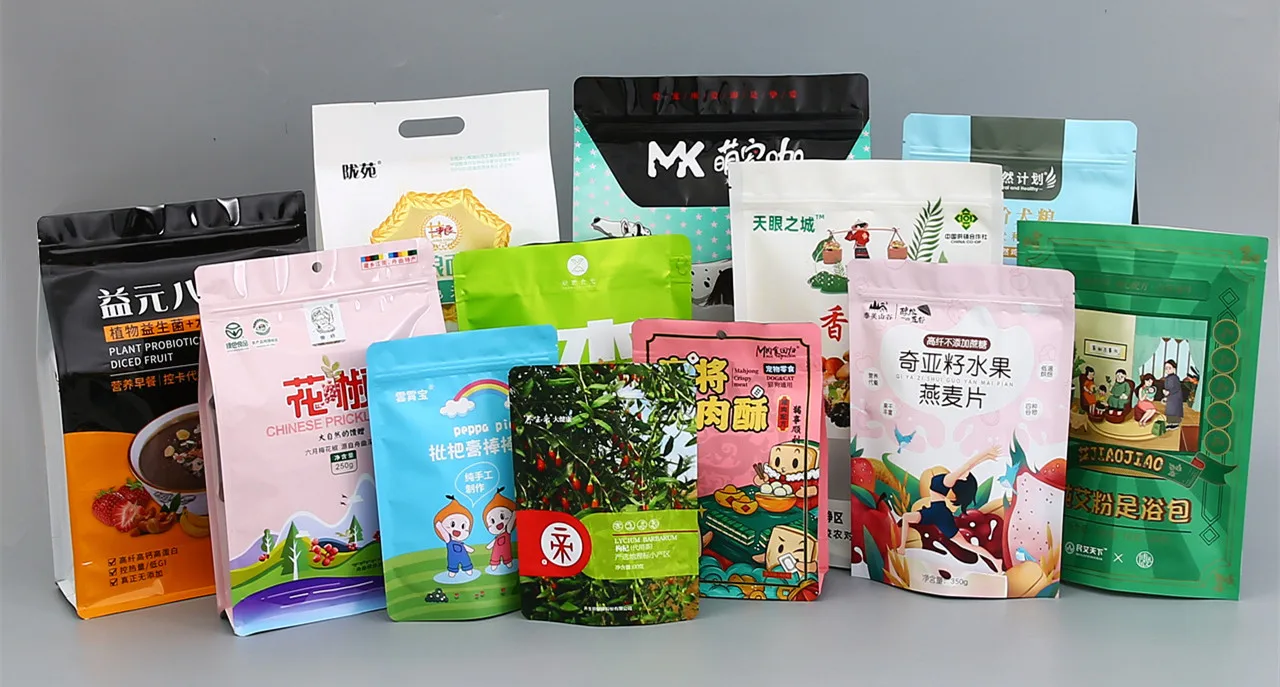 Small Plastic Sample Pouches Heat Seal Aluminum Foil Custom Bag ...