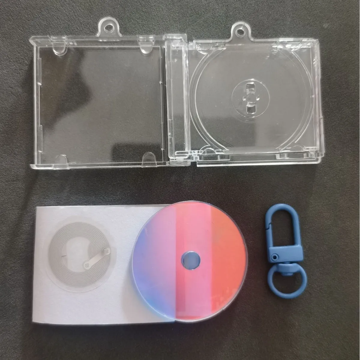 Blank Album Mini CD Keychain NFC - Creative & Fashionable
