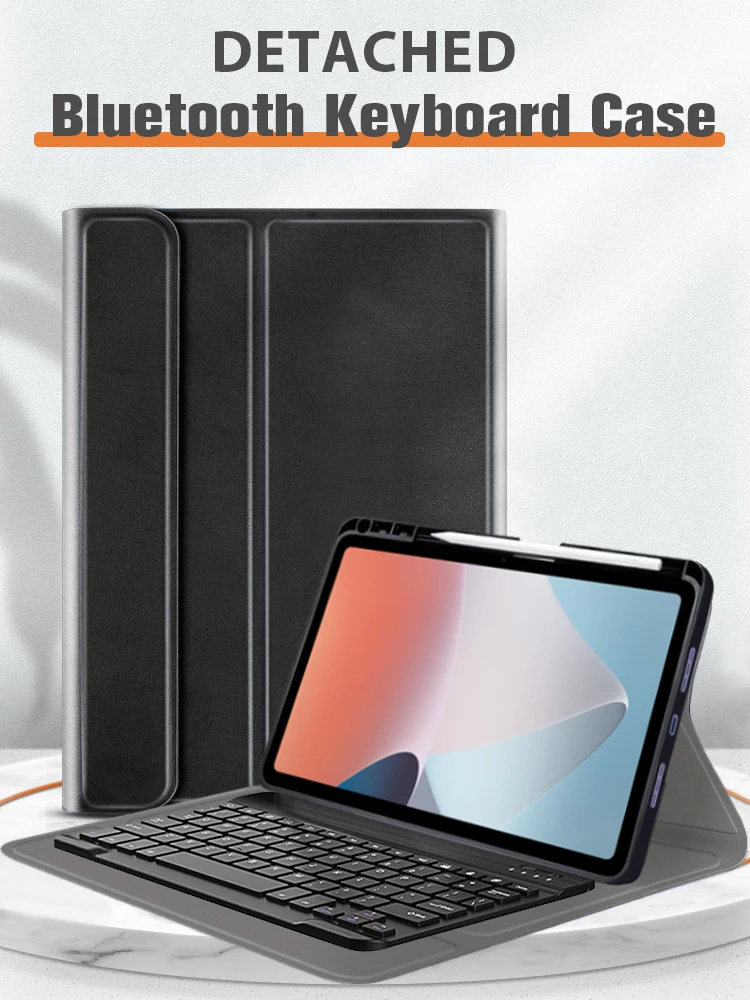 Detachable Wireless Keyboard Case With Pencil Holder For Oppo Pad Air ...
