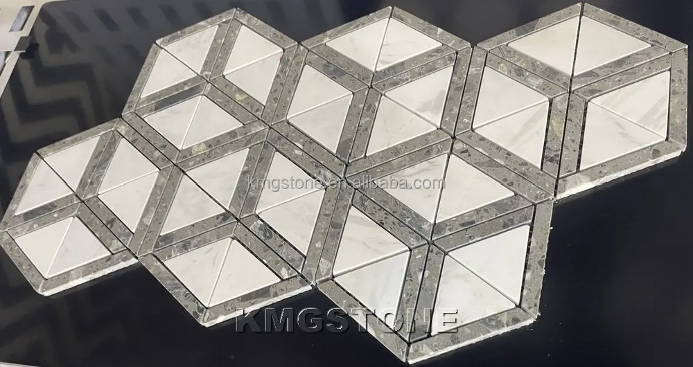 Stone Mosaic For Exterior Wall Cladding Natural Stone Round Mosaic ...