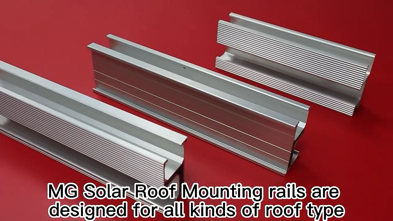 Aluminum Solar Rail For Solar Mounting Systems - Buy Solar Supporter ...