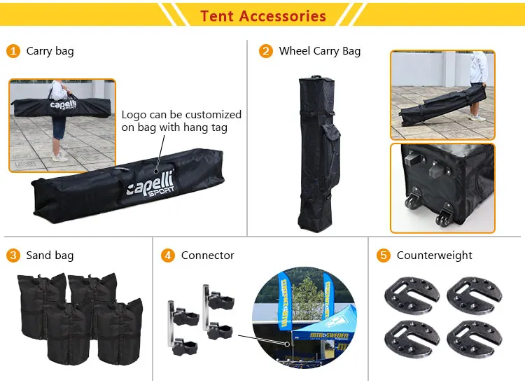 Custom Logo 10x10 Aluminum Alloy Advertising Tent for Outdoor Events ...