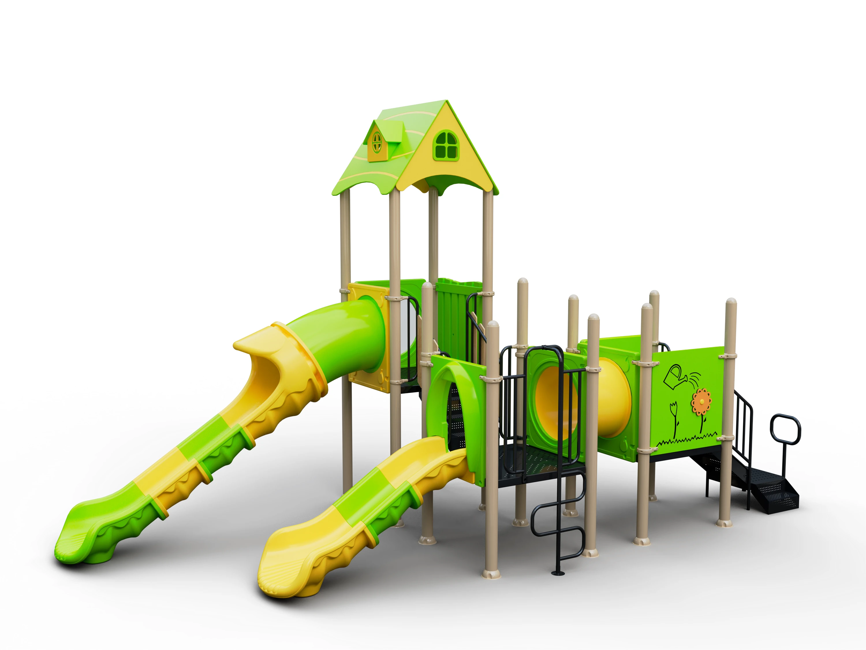 ALITA-S23131 - Durable Outdoor Slide Playground Set for Kids