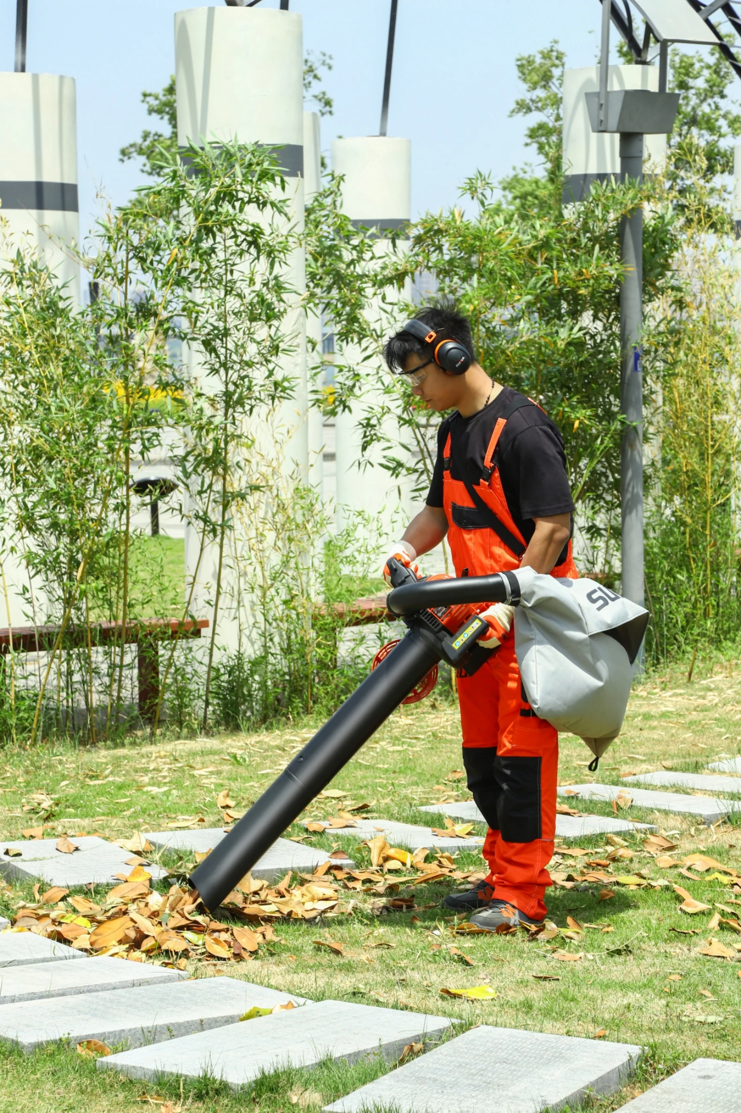 Eb300 Portable Gasoline Blower Two-stroke Snow Blower Site Blowing Dust ...