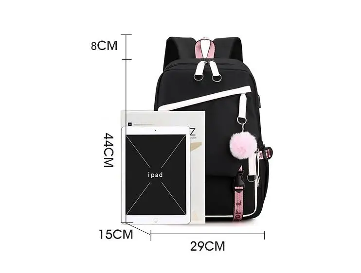 6 Styles Demon Slay Backpack Kimetsu No Yaiba Kamado Tanjirou Kamado ...